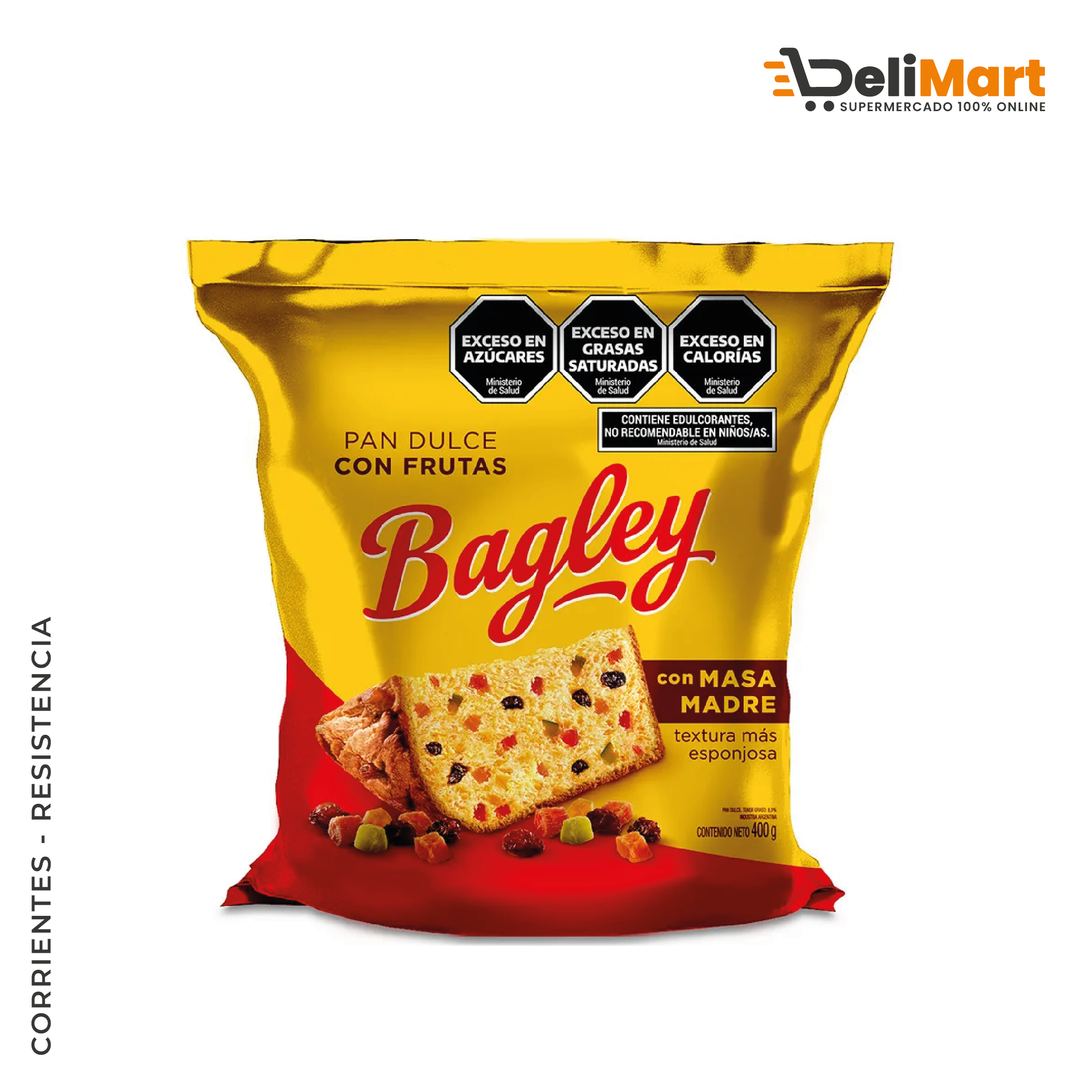 DeliMart - * Pan Dulce Con Frutas Bagley 400 Gr