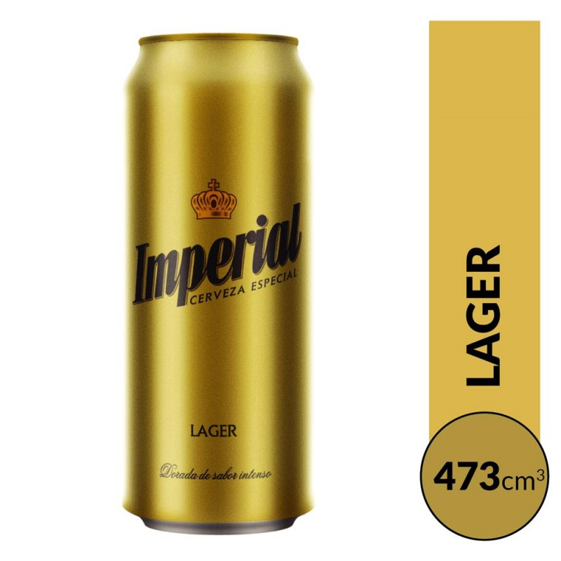 DeliMart - Cerveza Rubia Imperial Lager 473 Cc