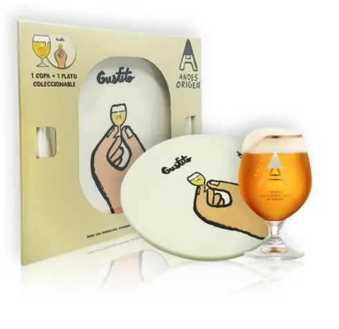 DeliMart - Cerveza Rubia Andes 473 Cc Set 2 Latas + Regalo Copa + Plato ...