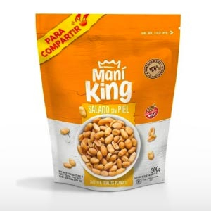 DeliMart - Mani Salado Sin Piel Mani King x 500 Gr