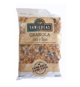 DeliMart - Granola Coco Y Pasas San Lucas 250 Gr