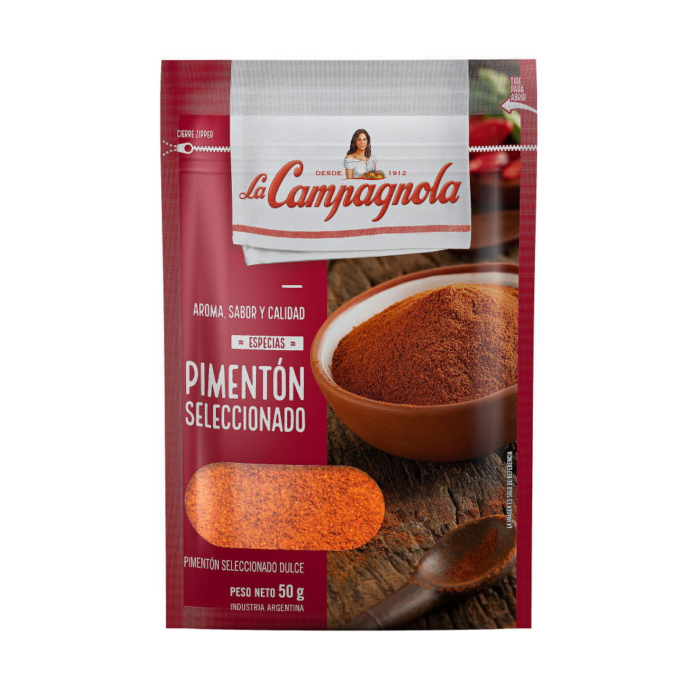 DeliMart - Condimento Pimenton Seleccionado La Campagnola 48 Gr